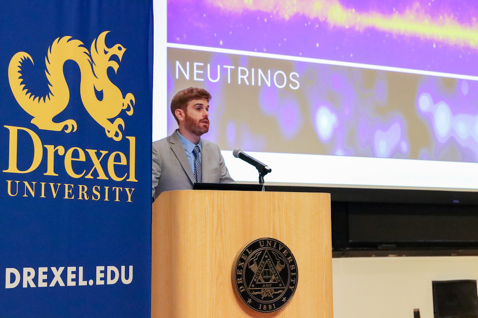 Physics Alum Awarded for Doctoral Thesis Research with IceCube Neutrino Observatory | CoAS ...