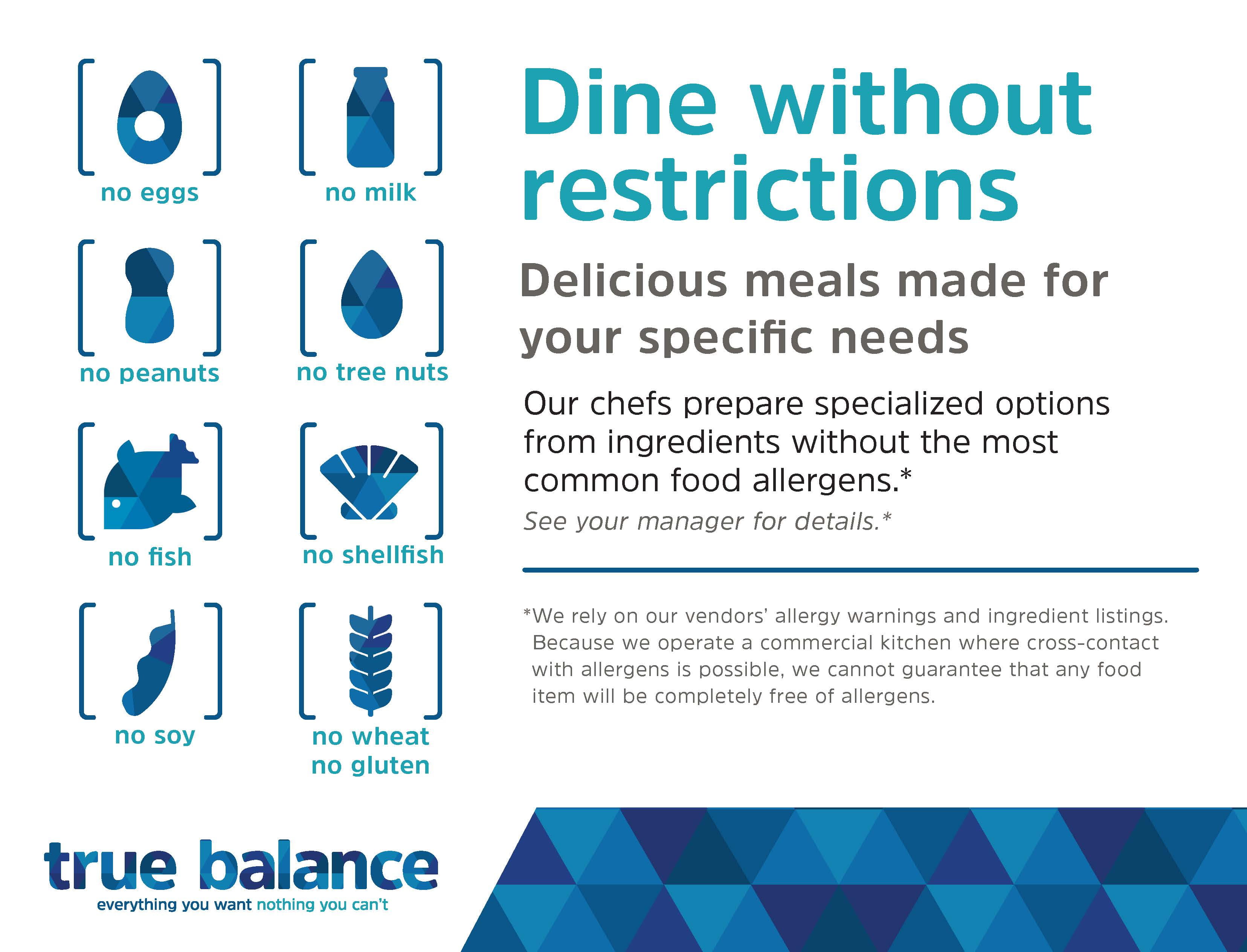 Drexel Campus Dining Introduces True Balance, an Allergen-Friendly Station