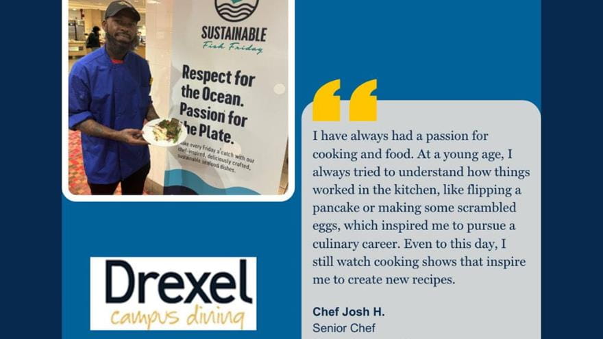 Campus Dining Spotlight: Senior Chef, Josh