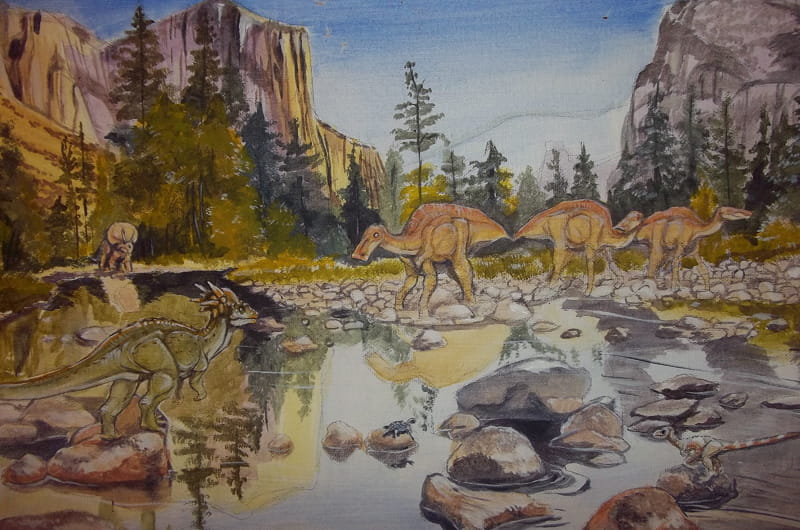 Painting Prehistoric Beasts
