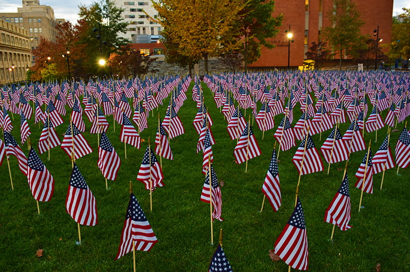 Drexel Honors 872 Student Veterans With Annual Flag Display
