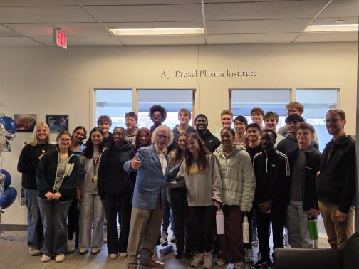 High School Visit | Nyheim Plasma Institute | Drexel University