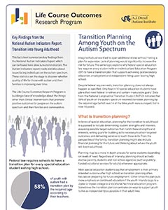 Transition Planning for Youth on the Autism Spectrum | Autism Outcomes ...