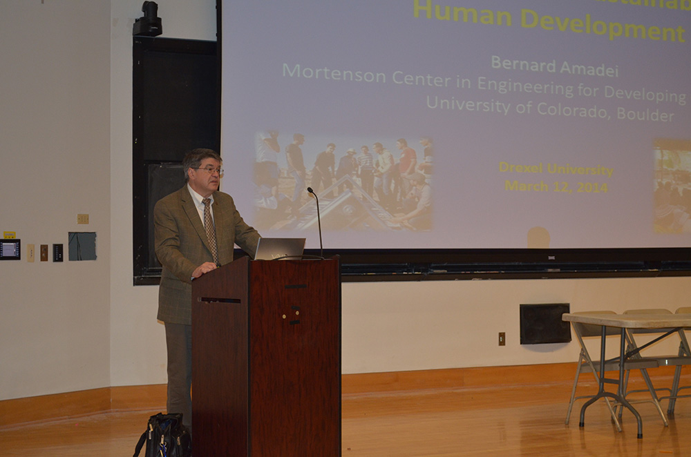 Dr. Bernard Amadei Visits Drexel's College of Engineering | Drexel ...