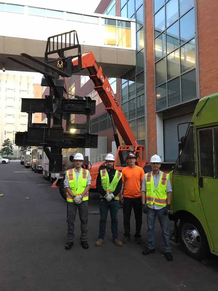 Steel Sculpture Installed Outside of Bossone Research Center | Drexel ...