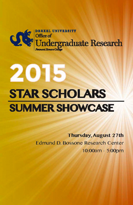 STAR Scholars Summer Showcase - Pennoni Honors College